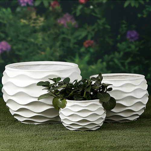 Fibreclay planters/Clayfibre pots Manufacturer from China